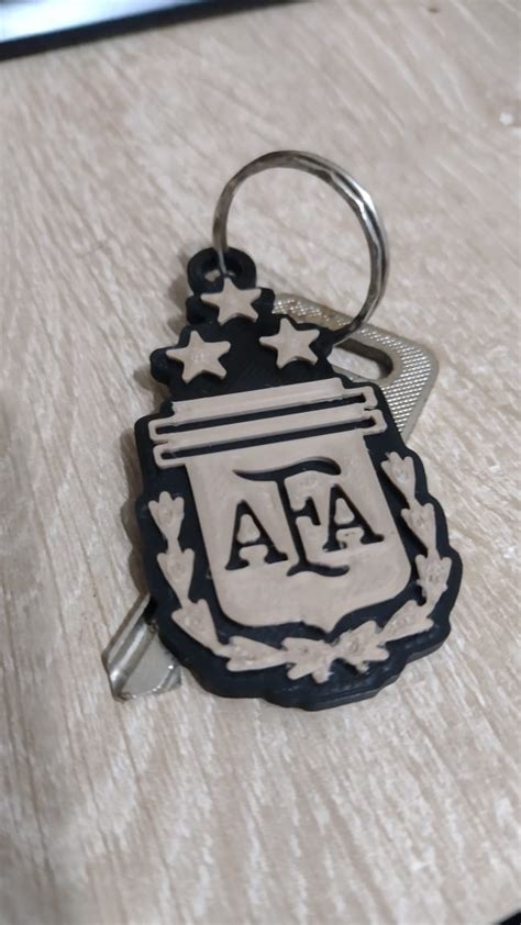 Archivo STL Gratis Llavero Keychain Afa 3 Estrellas Modelo Para