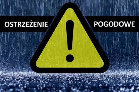 Ostrzeżenie meteorologiczne intensywne opady deszczu Gmina Przemęt