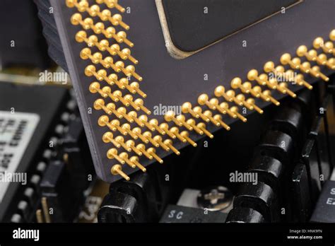 Closeup Details Of Central Processing Unit CPU Stock Photo Alamy
