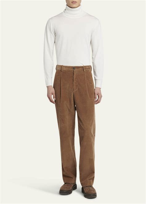 Moncler Mens Corduroy Straight Leg Trousers Bergdorf Goodman