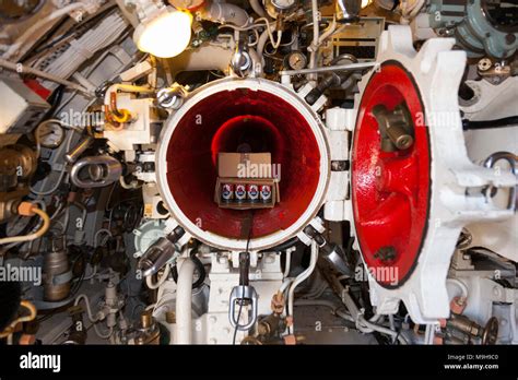 Aft Torpedo Compartment And Tube Of Hms Alliance The A Class Amphion Class Submarine At