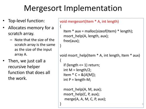 Mergesort Cse 2320 Algorithms And Data Structures Vassilis Athitsos