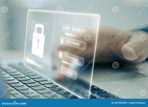 Virtual Cybersecurity Landing Page Template Computer Privacy Data Protection In Internet