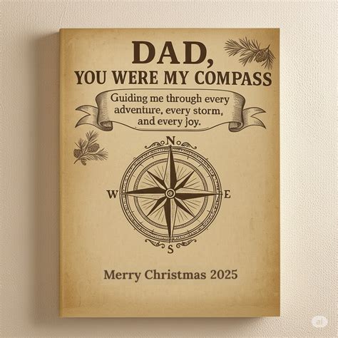 Dad You Were My Compass Papasonns Prints
