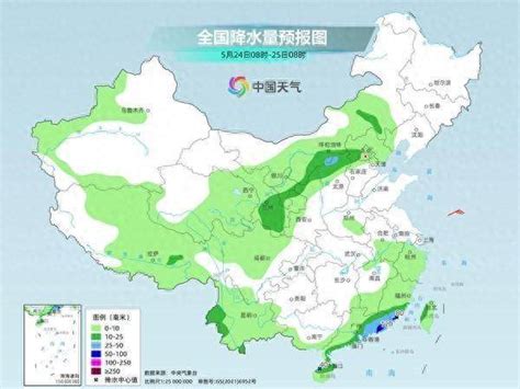 5月24日起我国降水逐渐增多 北方多地将迎明显降温降雨地区部分