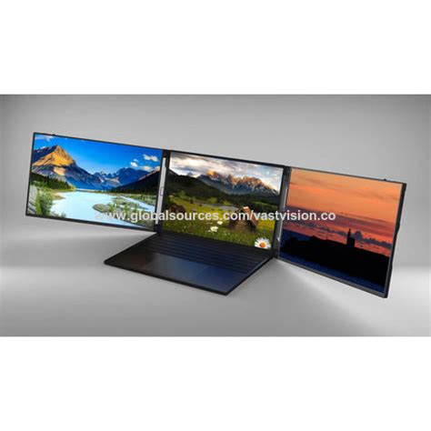 Buy Wholesale China 14 Inch Metal Frame Full Hd Trip Screen With Type C Port Portable Triple