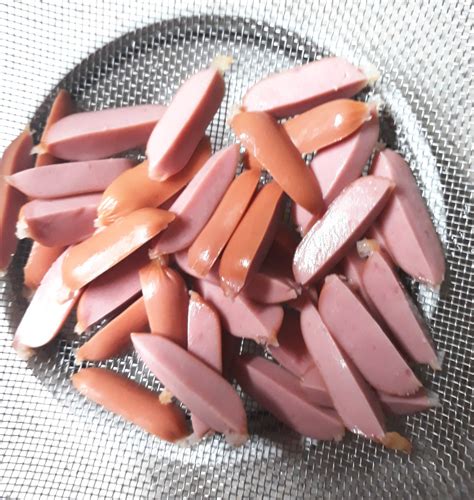 후랑크소시지 마늘쫑 볶음