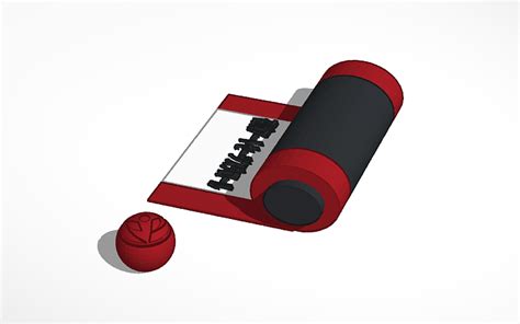 3d Design Narutos Sage Scroll Tinkercad