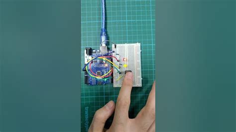 One Push Button Controlling Leds In Arduino Shorts Youtube