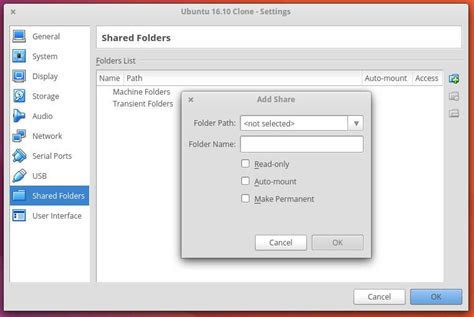 How To Share Folders Between Guest And Host In Virtualbox