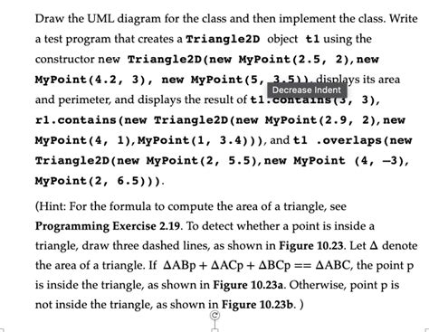 Solved Draw The UML Diagram For The Class And Then Chegg