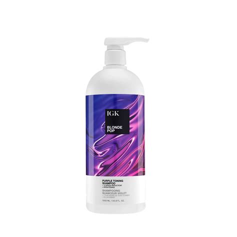 Igk Blonde Pop Purple Toning Shampoo Jumbo Dermavenue
