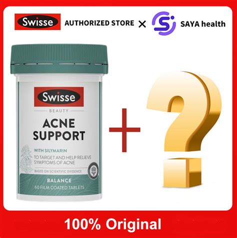 Swisse Beauty Acne Support 60 Film Coated Tablets With Silymarin Help