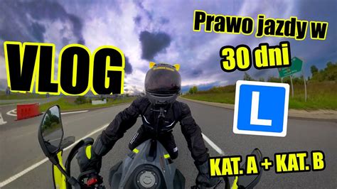PRAWO JAZDY A B TYLKO W 30 DNI YouTube
