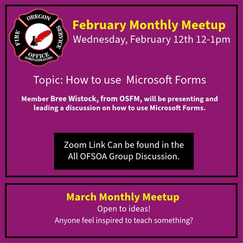 February Monthly Meetup OFSOA