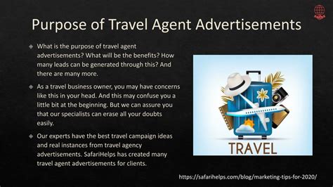 Ppt Travel Agent Advertisements Powerpoint Presentation Free