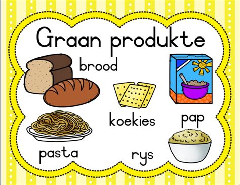 Nuwe Tema Graan En Graanprodukte Juffrou Met Hart