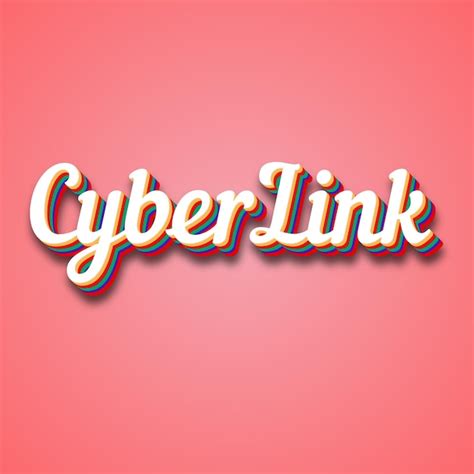 Premium Photo Cyberlink Text Effect Photo Image Cool
