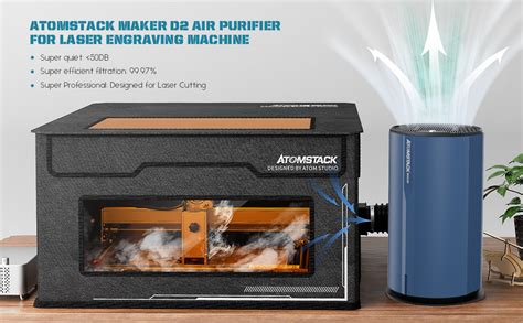 Atomstack Maker D2 Air Purifier For Laser Engraversmoke Absorber For All Atomstack Ortur Neje
