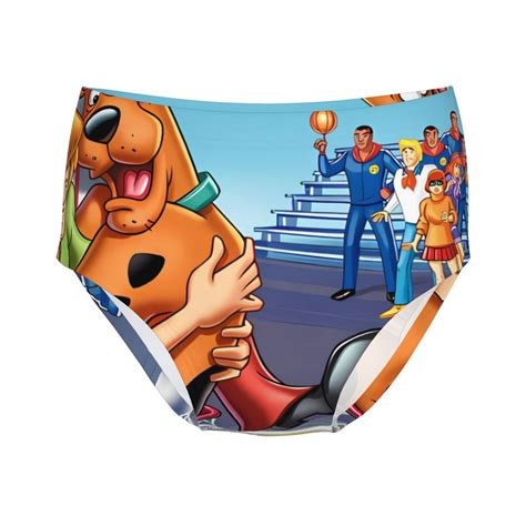 Defioc Scooby Doo Pattern Girls Underwearstretch Cotton Panties For
