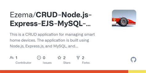 Github Ezemacrud Nodejs Express Ejs Mysql Docker This Is A Crud Application For Managing