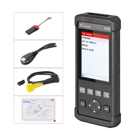 Newest Launch Creader 619 Code Reader Full Obd2eobd Functions Support