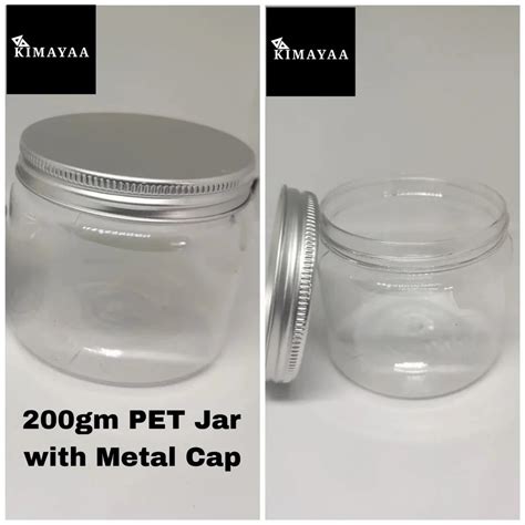 Transparent Round 200 Gm Pet Jar For Personal Care At 20 Piece In