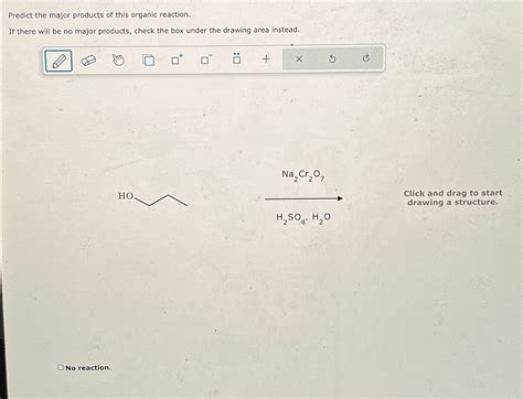 Solved Predict the major products of this organic | Chegg.com
