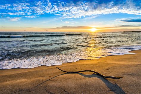 746216 Coast Sea Sky Sunrises And Sunsets Scenery Beach Rare