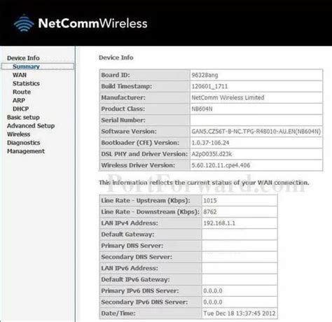 Fastest Netcomm NB604N Router Port Forwarding Guide