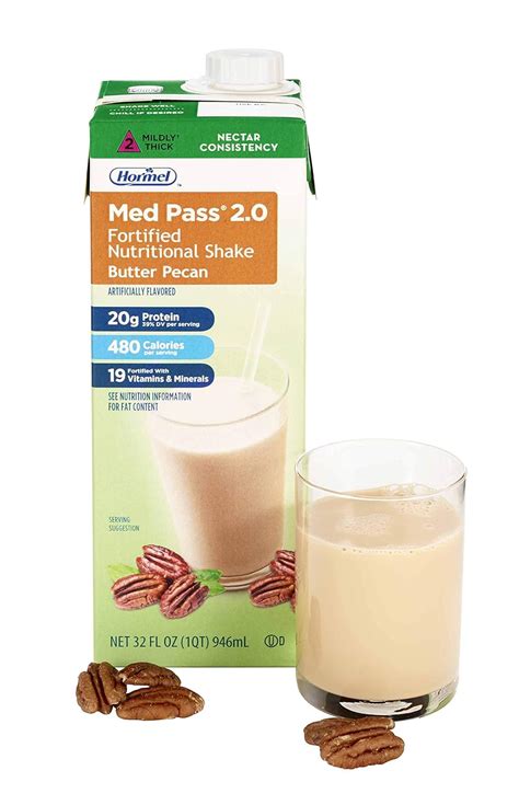 Med Pass 20 Butter Pecan Flavor 32 Oz Box Ready To Use