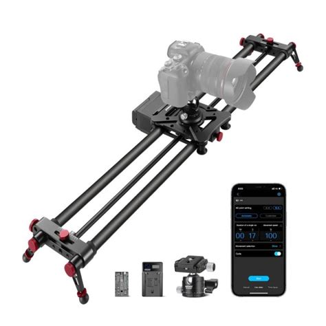 NEEWER ER1 120cm Motorized Carbon Fiber Camera Slider With Remote
