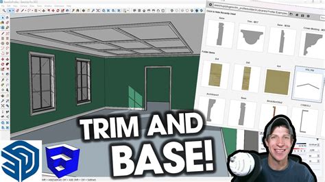 Adding TRIM AND BASE In SketchUp The Easy Way YouTube