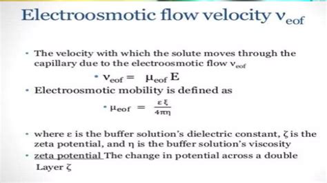 Assignment Aisha Ahmad Ali Topic Is Electro Osmotic Flow Ppt
