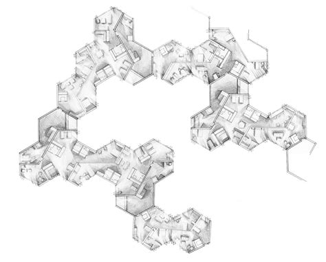 发现 22 条 Hexagon 和 建筑 点子 蜂巢、幼儿园、平面图 以及更多