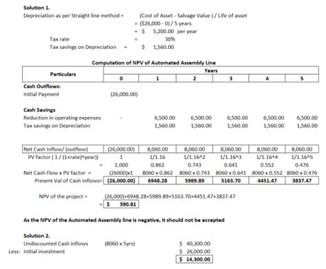 exercise 13 2 net present value analysis lo13 2] the management of