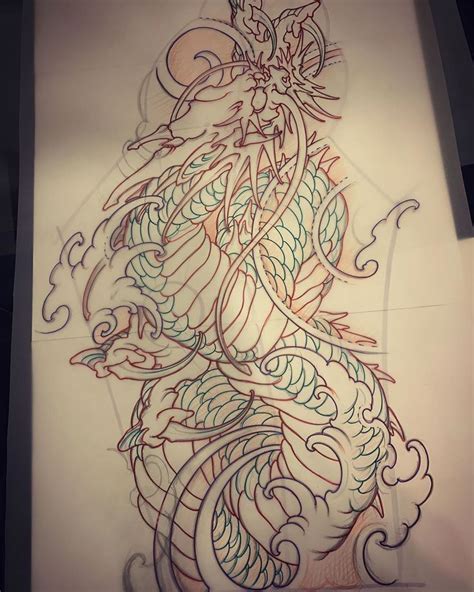 kimihito1825 trên Instagram 龍フルスリーブ Amsterdam TATTOO 1825 Kimihito