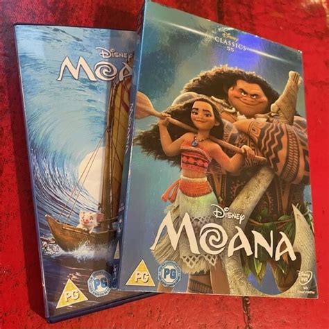 Moana Dvd Walt Disney Classic 55 Rare O Ring Cover Slip Sleeve