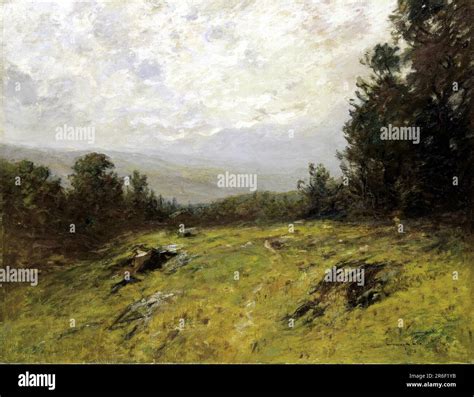 Hillside Oil On Canvas Date 1908 Museum Smithsonian American Art