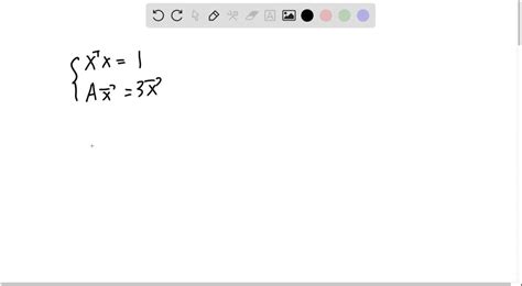 Solved Question 54 Let A 9 And Assume 15 An Eigen Vector A With