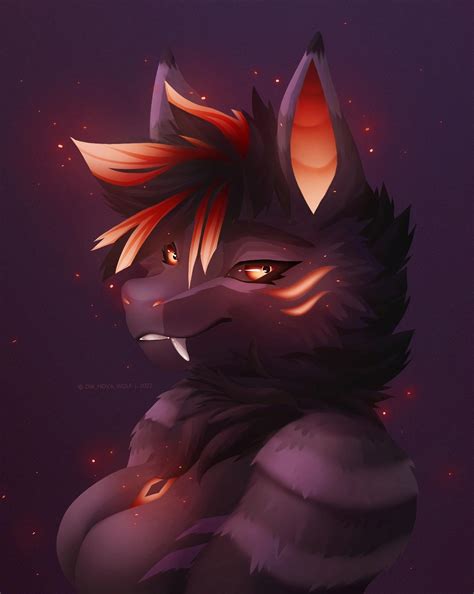 Fluffy Dragon Girl Bust Shot Commissions Open Dm For Info