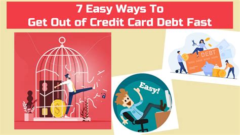 7 Easy Ways To Get Rid Of Credit Card Debt And Be Debt Free