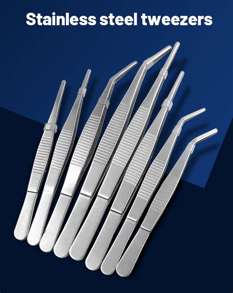 8pcs 430 Stainless Steel Anti Iodine Dressing Forc Vicedeal