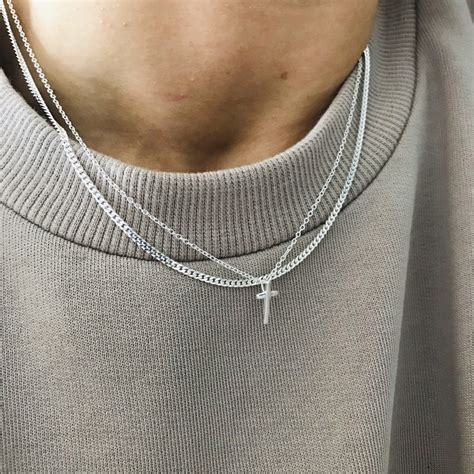925 Sterling Silver Plate Small Mini Plain Smooth Cross Pendant