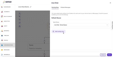 Live Chat Sensehq
