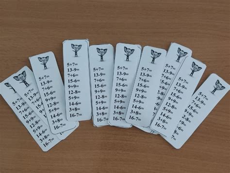 Вклеечки на поля Математика 1 класс Тема Сложение и вычитание однозначных чисел с переходом