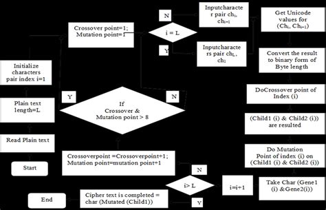 Flow Chart Of The Encryption Process Download Scientific Diagram