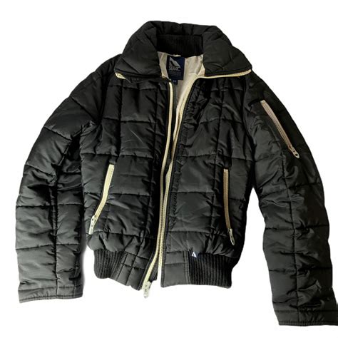 Serac Down Feather Insulated Outerwear Coat Black Gem