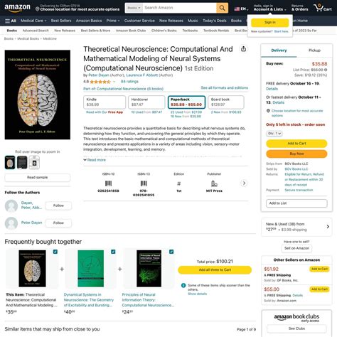 Theoretical Neuroscience Computational And Mathematical Modeling Of Neural Systems