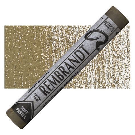 Rembrandt Soft Pastel Raw Umber 4085 Full Stick Utrecht Art Supplies